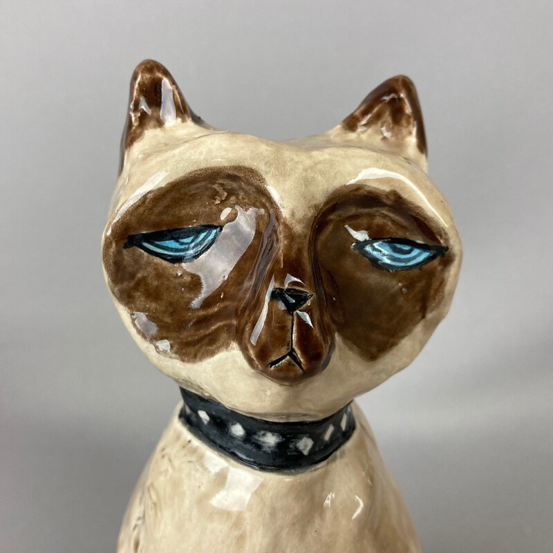 Siamese Cat Statue - Etsy