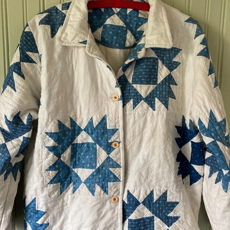 Patchwork Quilt Jacket - Etsy