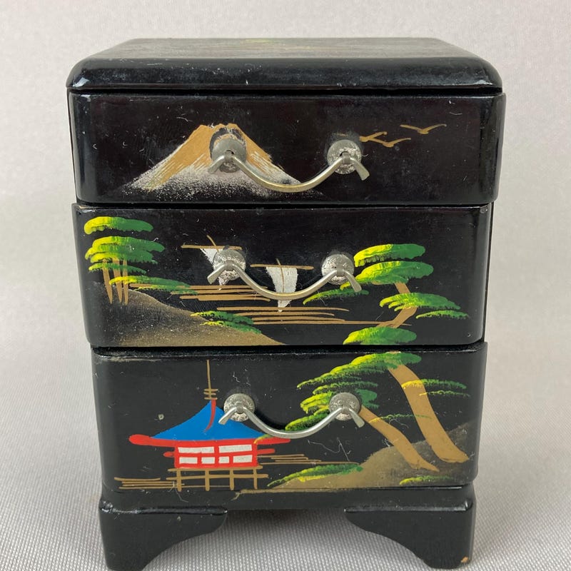 Japanese Jewelry Box - Etsy