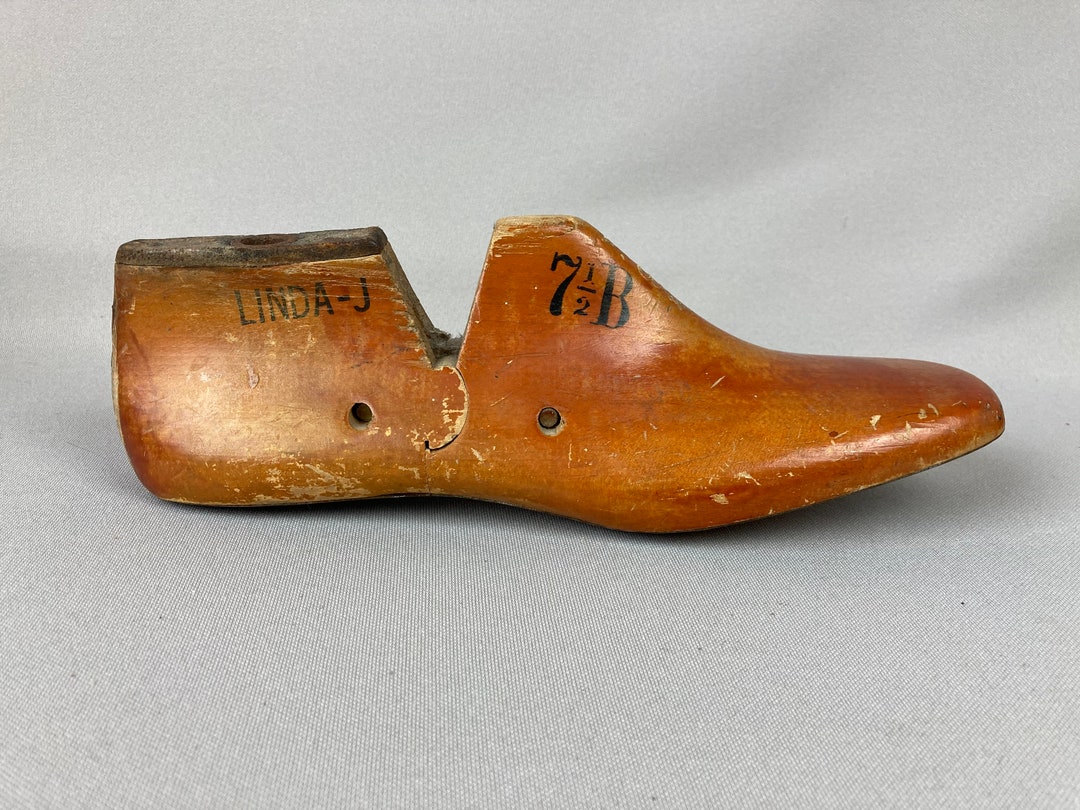 Antique Shoe Form, Wooden Shoe Form, Home Decor, Farmhouse Chic, Woman ...