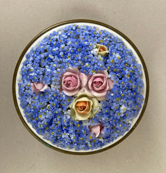 Antique Porcelain Powder Box, Elfinware, Made in Germ… - Gem