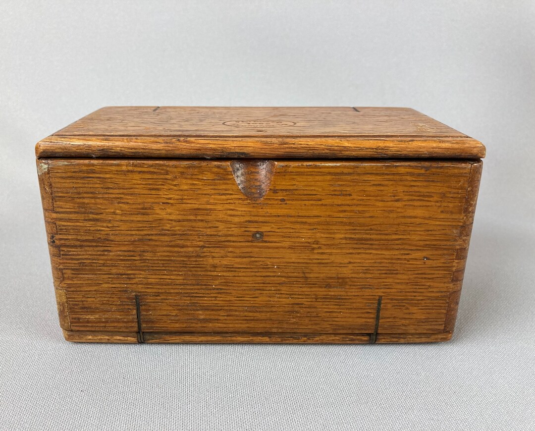 Antique Singer Puzzle Box Sewing Machine Attachments Oak - Etsy