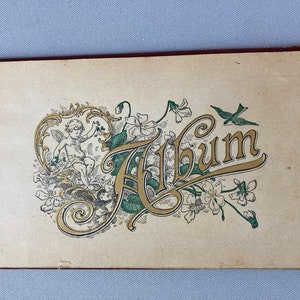 Antique Autograph Book, Late 1800's, Printed to Emily Overton on Her ...