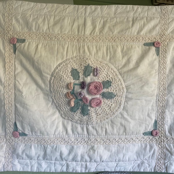 Crochet Pillow Sham - Etsy