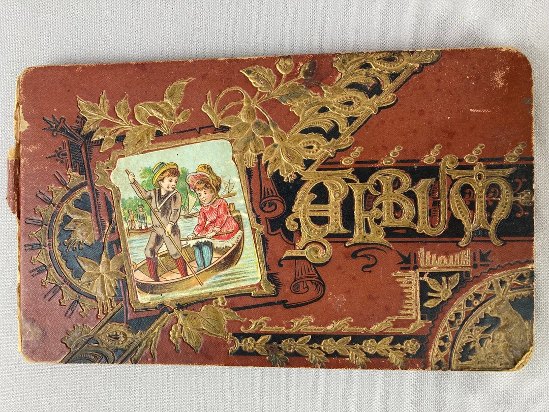 Antique Autograph Book, Late 1800's, Printed to Emily Overton on Her ...