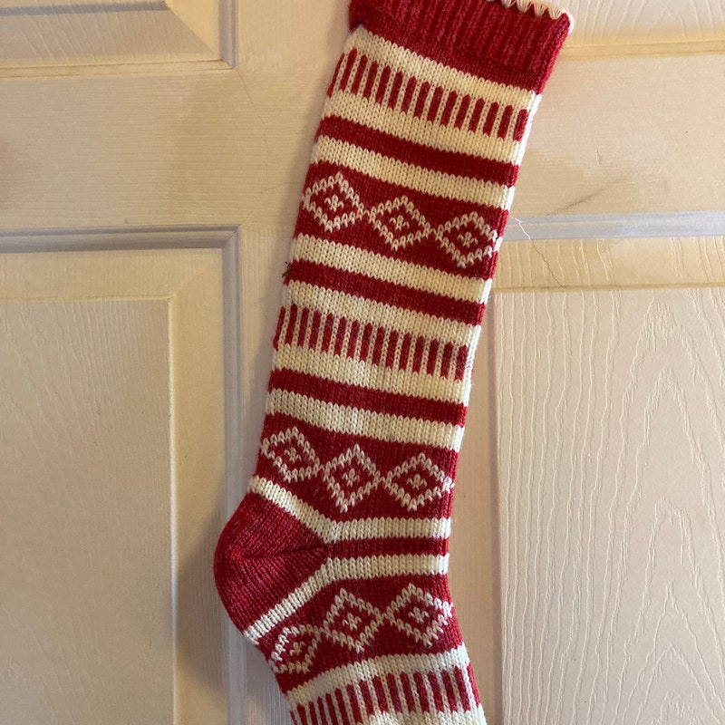 Fair Isle Stocking - Etsy