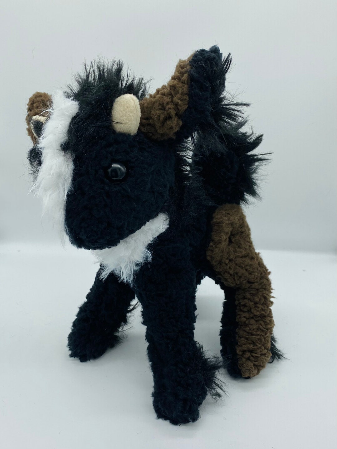 Black Billy Goat Gruff Cuddle Plush - Etsy