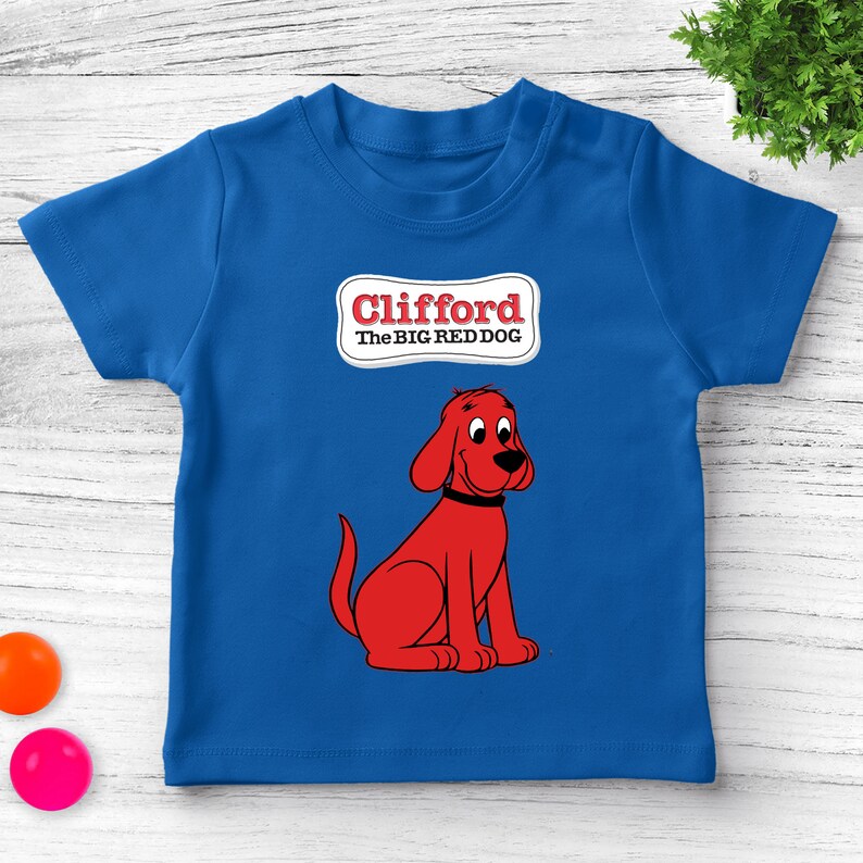 Clifford the Big Red Dog Shirt, Personalized Clifford Dog Family ...