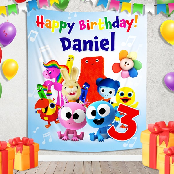 Baby First Tv Birthday Banner - Etsy