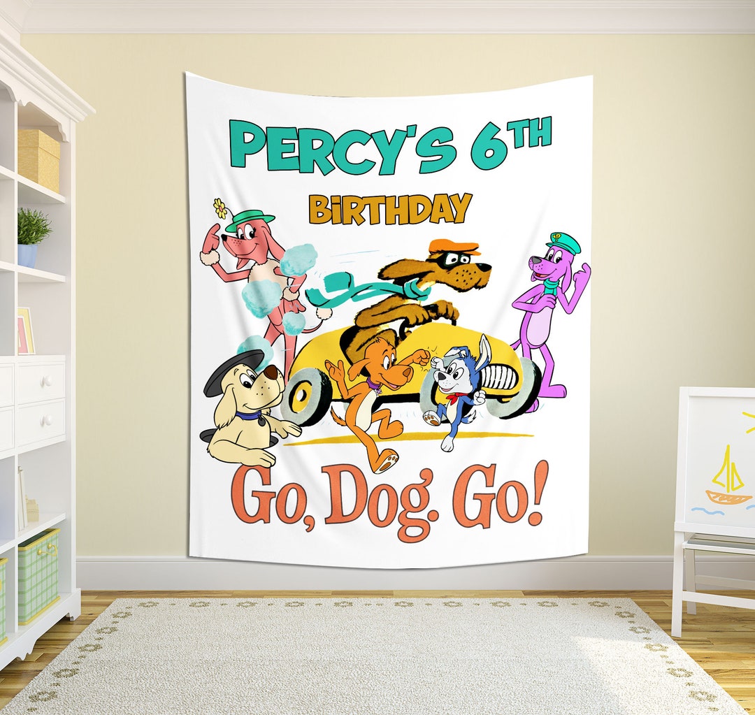 Go Dog Go Party Banner, Go Dog Go Backdrop, Go Dog Go Background Go Dog ...