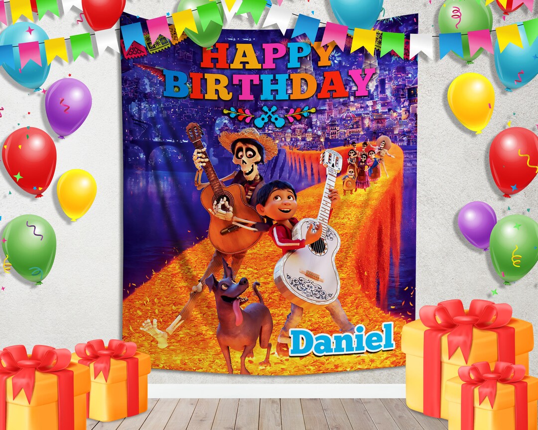 Disney Pixar Coco Birthday Party Banner Decor ULAR20 - Etsy