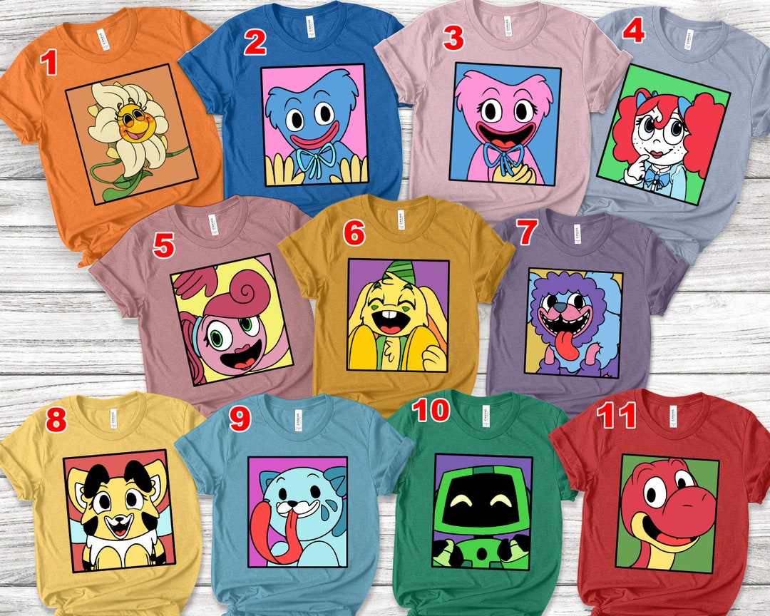 Poppy Playtime Shirt/huggy Wuggy Shirt/kissy Missy Shirt/mommy Long ...