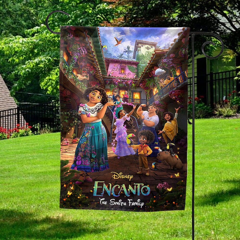 Disney Encanto Family Garden Flag/disney Encanto Madrigal Family House ...