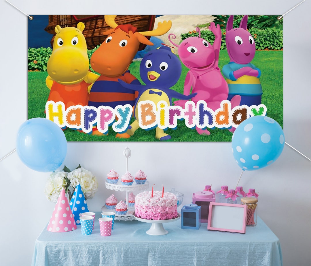 Backyardigans Birthday Banner, Personalized Backyardigans Family ...