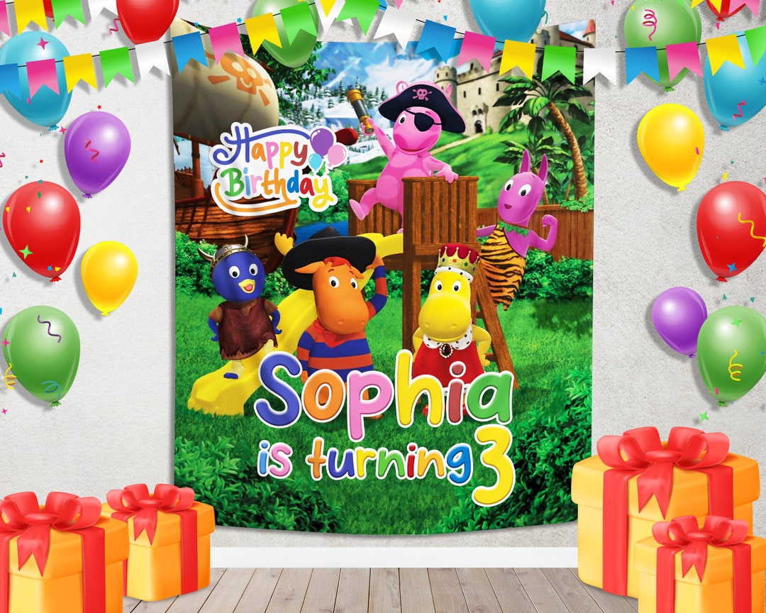Backyardigans Birthday Banner, Personalized Backyardigans Family ...