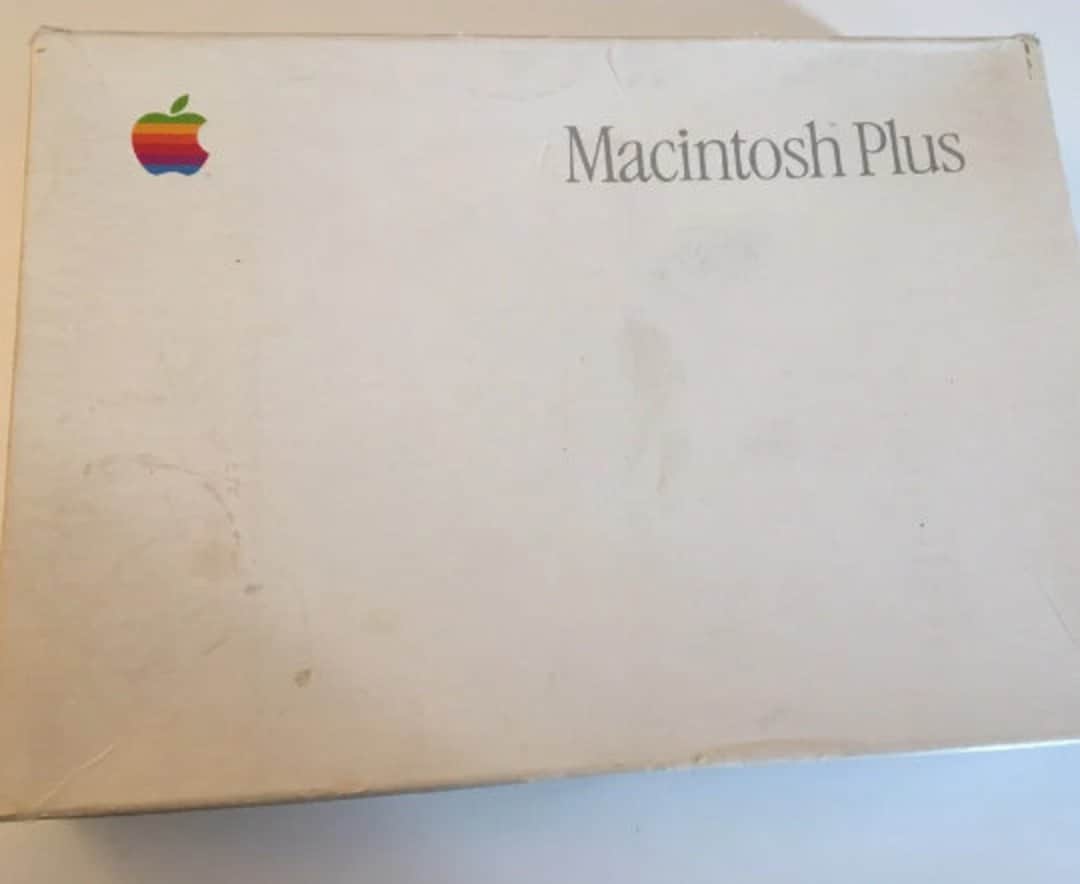 Vintage Apple Macintosh Plus Accessory Box (1986) Fair Condition - Box ...