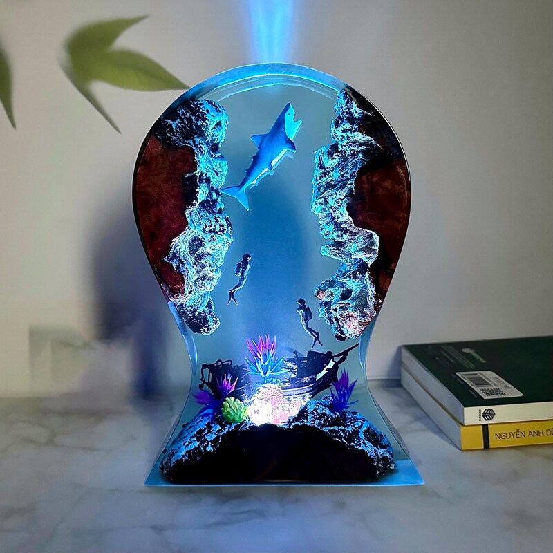 Led Resin Table - Etsy
