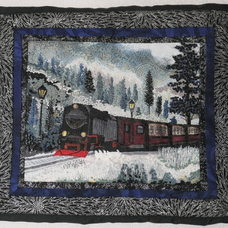 Train Quilt - Etsy