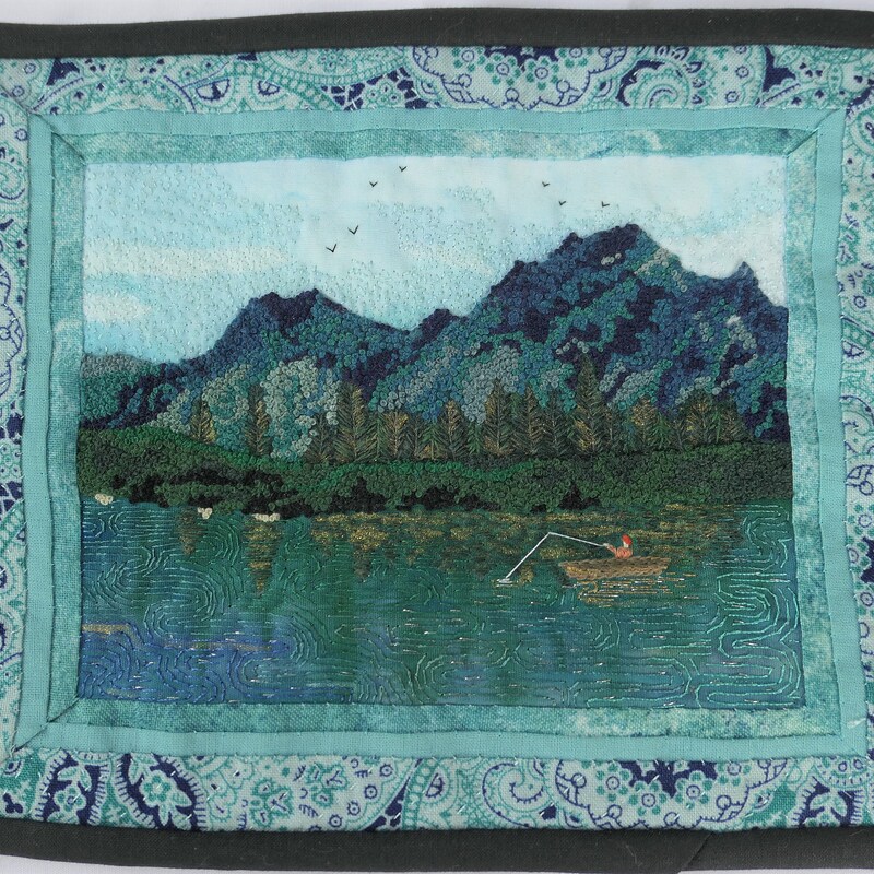 Mountain Scene Quilt - Etsy
