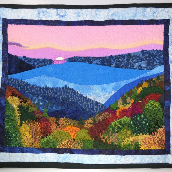 Mountain Scene Quilt - Etsy