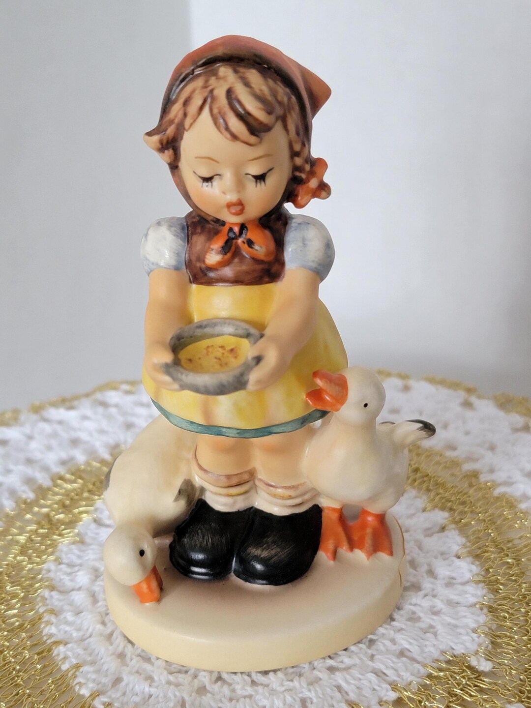 Hummel Goebel Figurine "be Patient" Vintage Collectible Little Girl ...