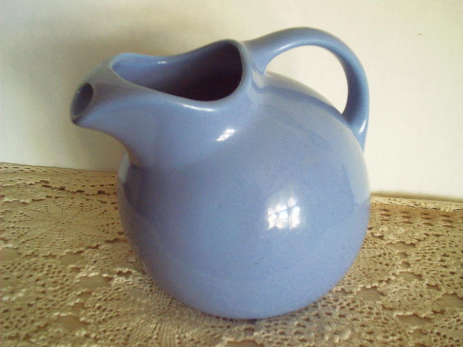Hall Pitcher, Hall Blue Pitcher, Pitcher, Vintage Pitcher, Collectible ...