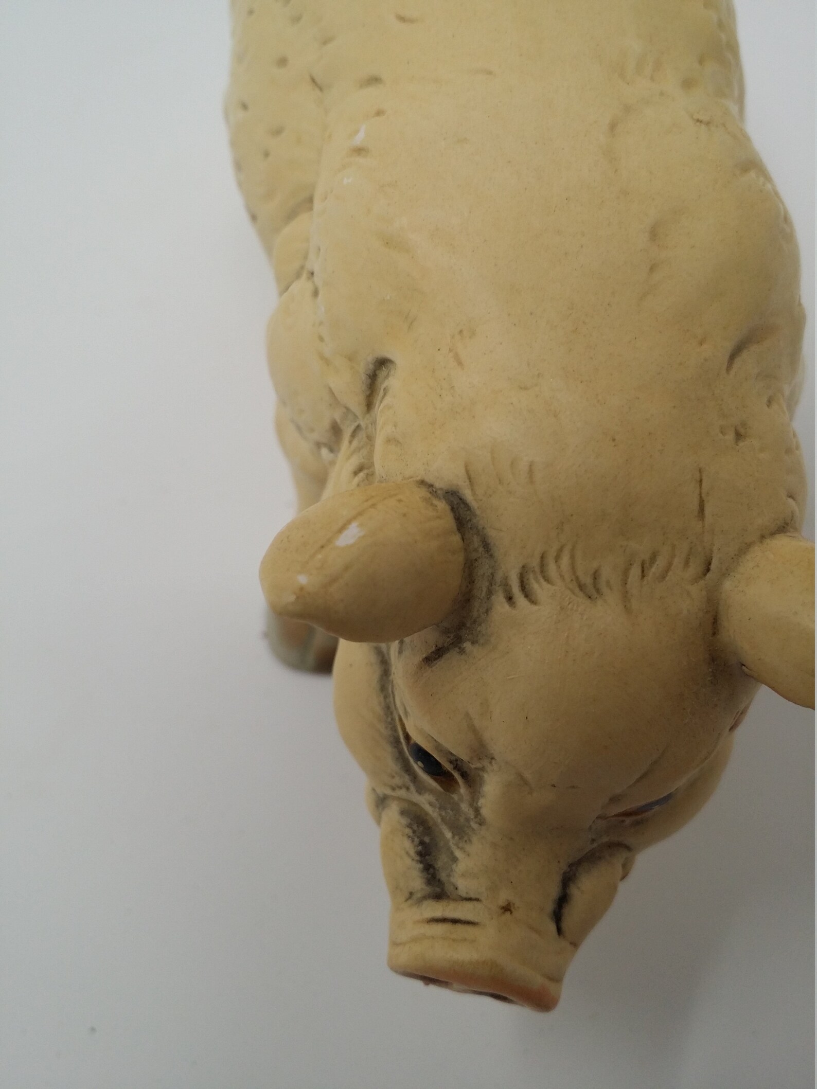 Vintage Ceramic Pig Figurine Farm Pig Pet Barn Pig Diorama Signed "pig ...