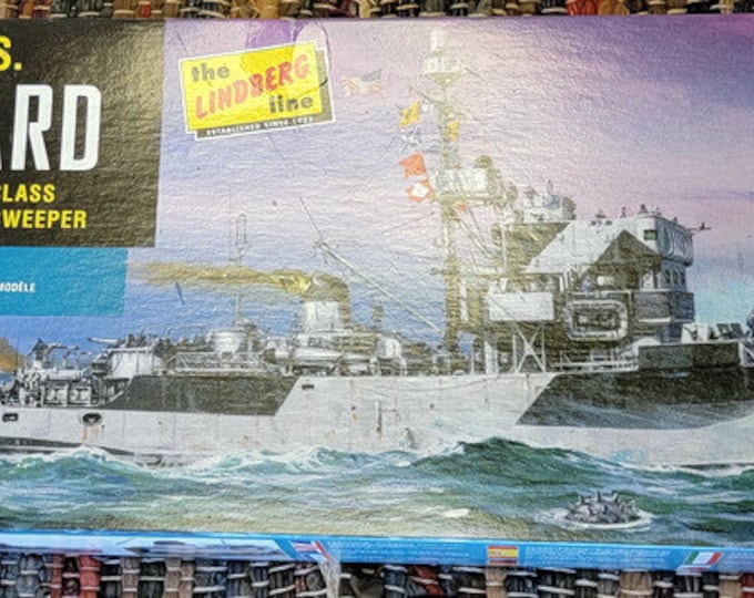 U.S.S. Hazard AM-240 Model Ship Kit Lindberg Line Admirable-class U.S ...
