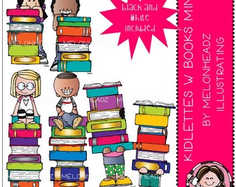 Kidlettes with hearts clip art Mini Set 2 | Etsy