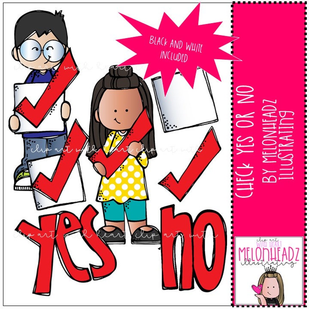Check Yes or No Clip Art - Mini - Etsy