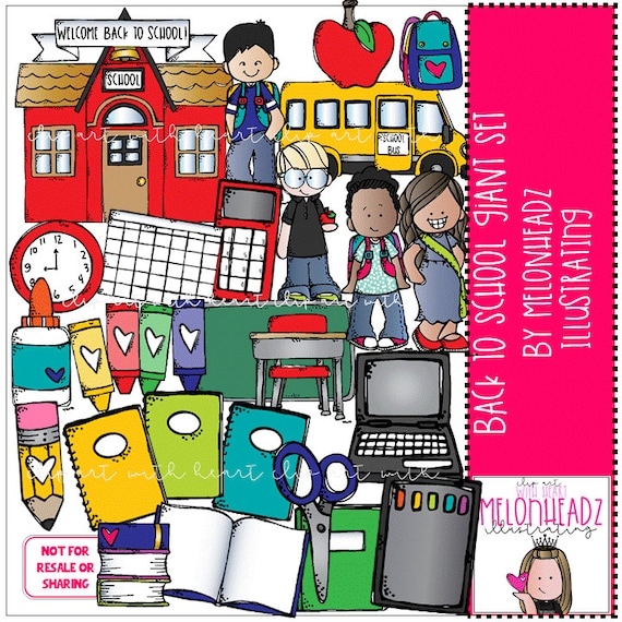 Melonheadz Books Clipart