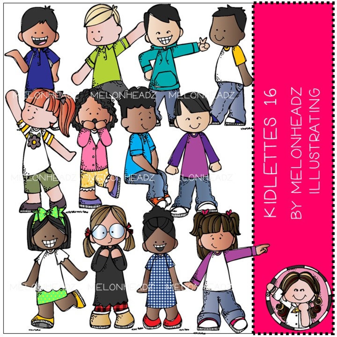 Kidlettes Clip Art - Set 16 - Etsy