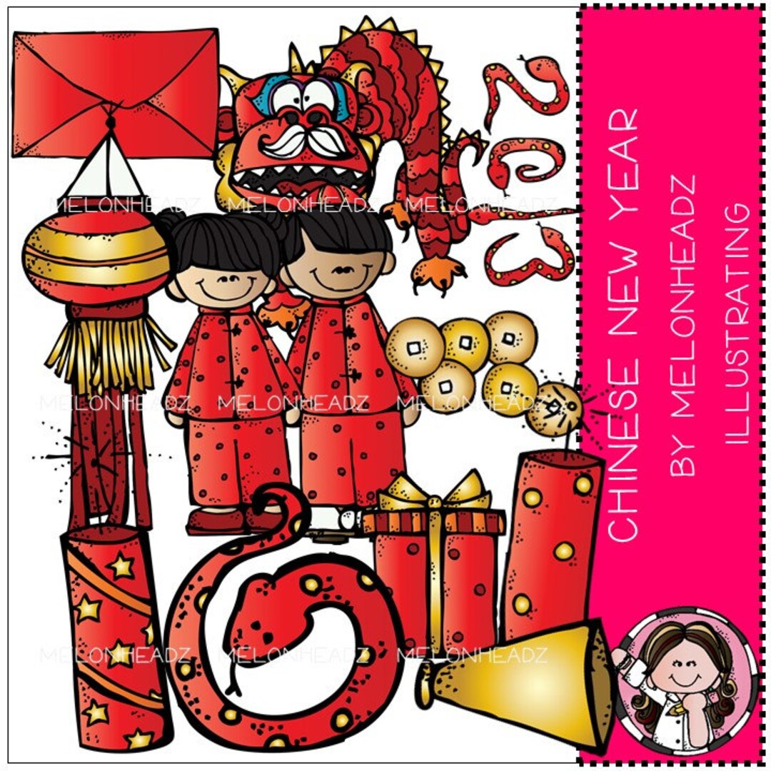 Melonheadz New Years Clipart Images