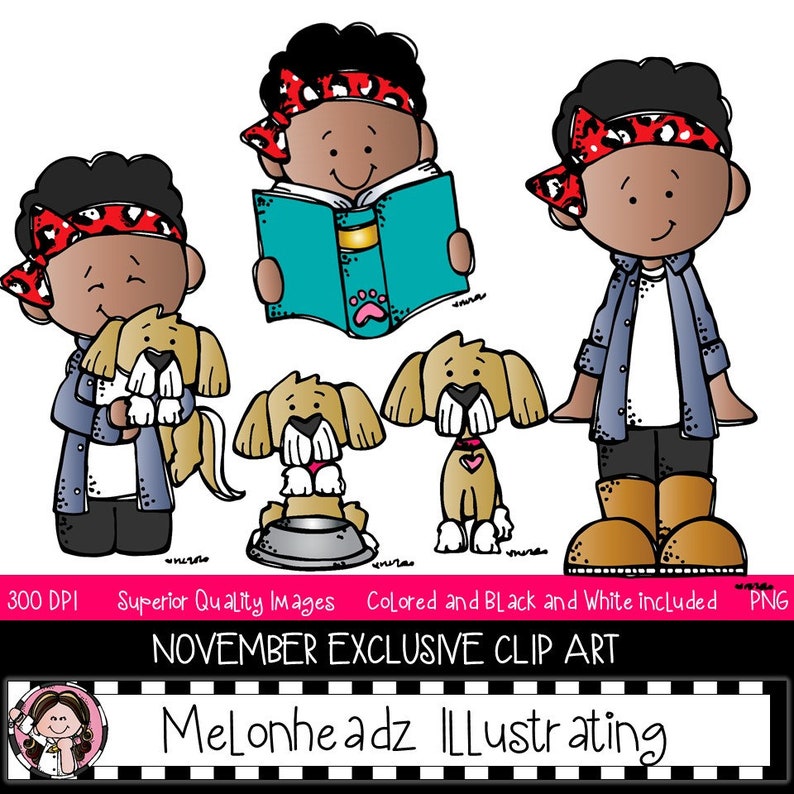 Melonheadz Addicts Clip Art November 2020 Set Mini - Etsy