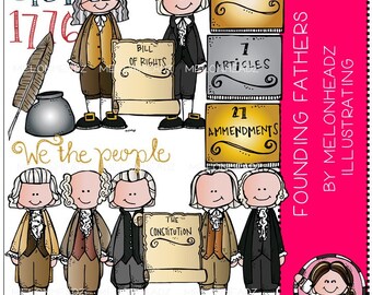 Clip Art of the Founding Fathers - Etsy