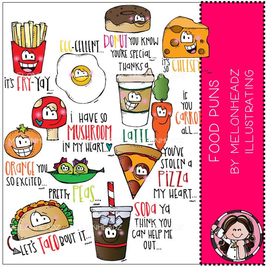 Food Puns Clip Art - Etsy