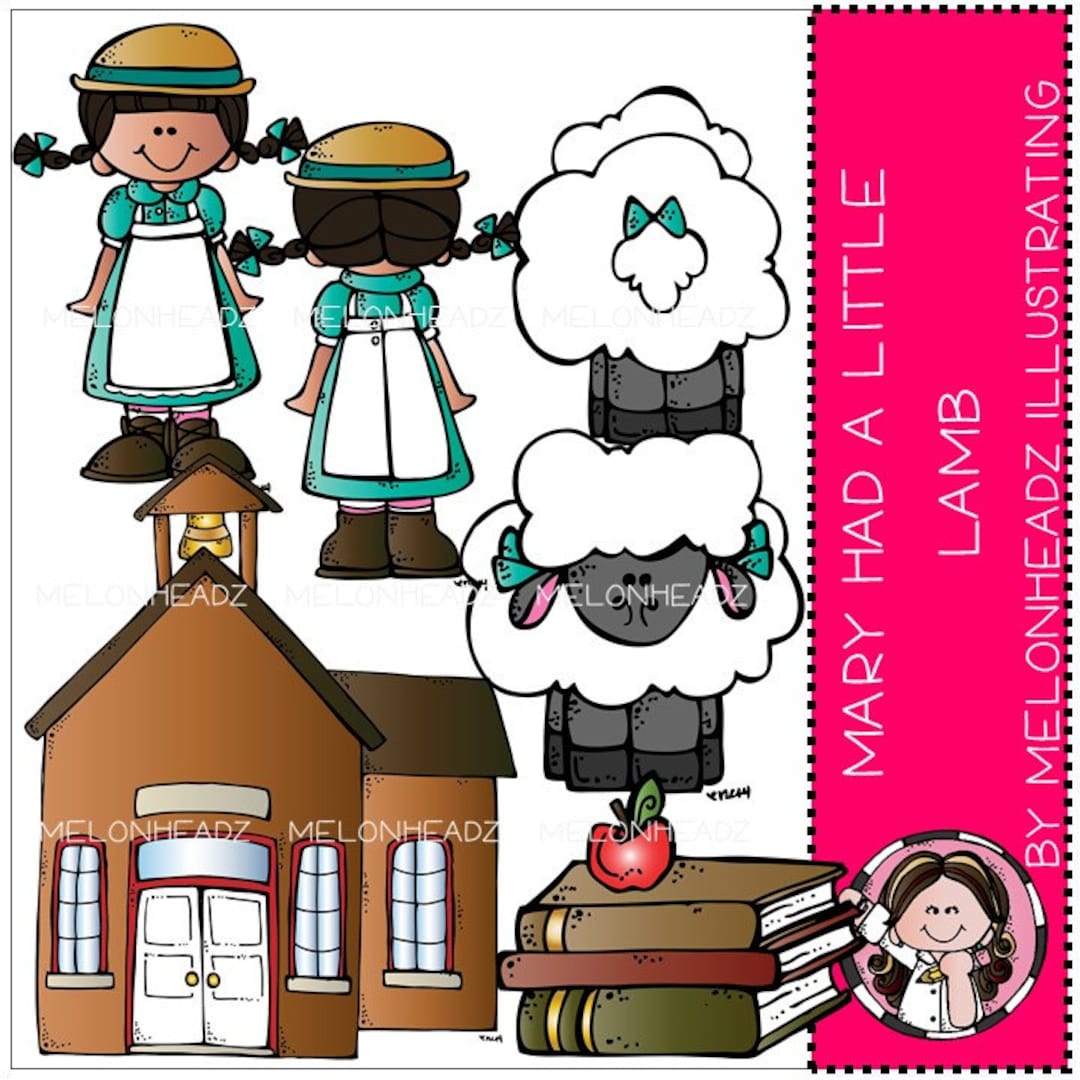 Mary Had a Little Lamb Clip Art - Combo Pack - Etsy UK
