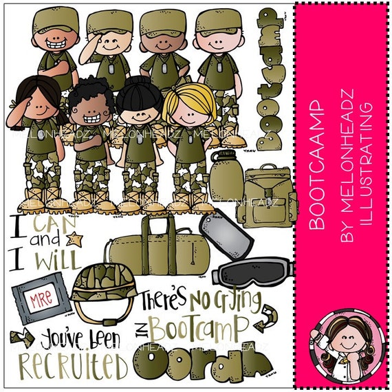 Girls Boot Camp Clip Art