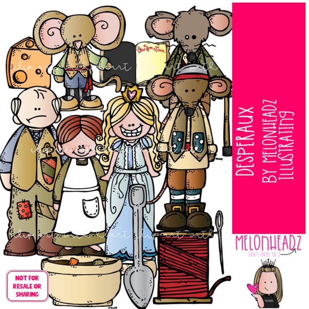 Desperaux Clip Art Literature Clip Art Mouse Clip Art Book Companion ...