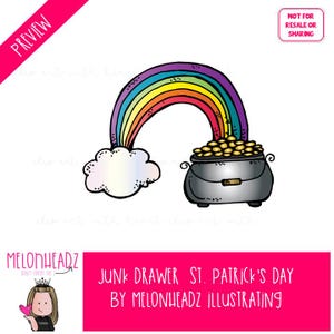 St. Patrick's Day Clip Art, Junk Drawer Clip Art - Etsy