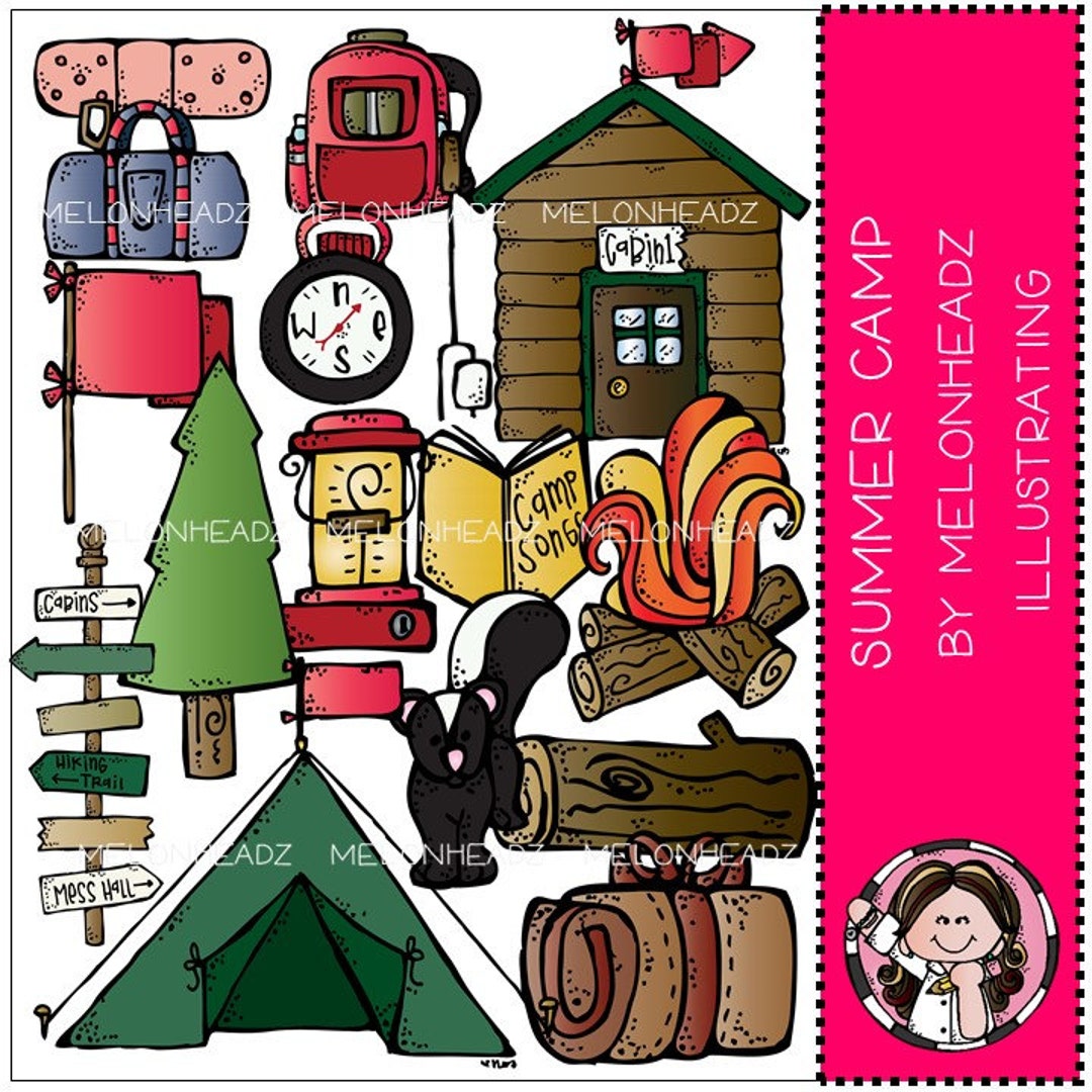 Summer Camp Clip Art - Combo Pack - Etsy