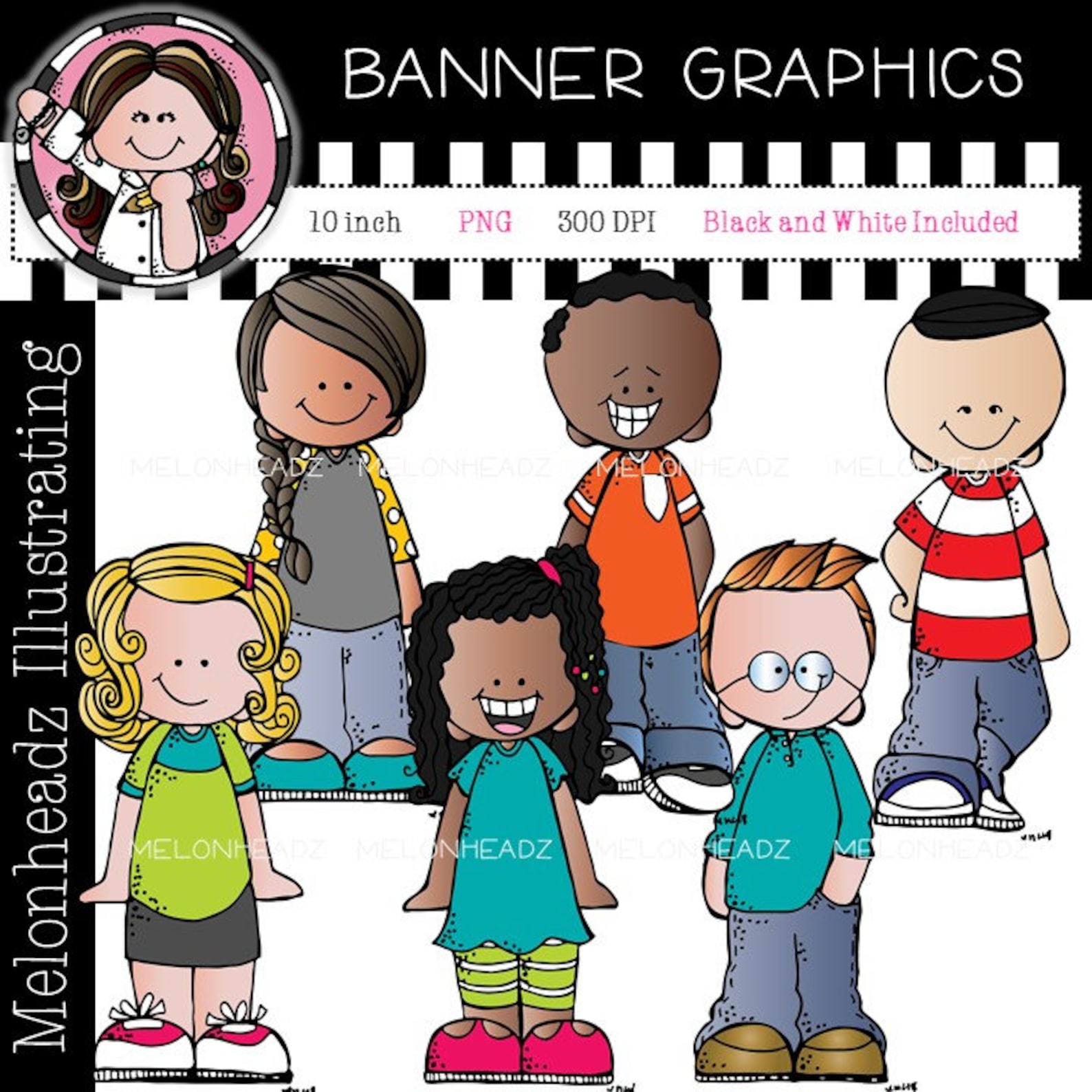 Be Kind Clip Art and Printable Set - Etsy