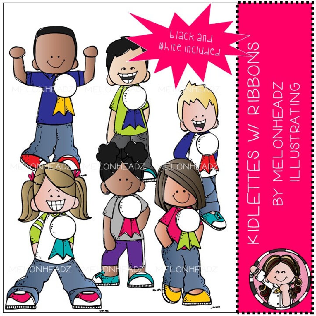 Kidlettes Clip Art - With Ribbons - Mini - Etsy