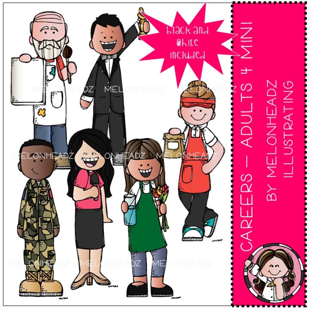 Career Clip Art - Adults - Mini - Set 4 - Etsy