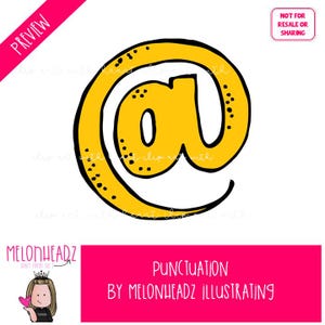 Punctuation Clip Art, Math Symbols Clip Art, Grammar Clip Art COLORED ...