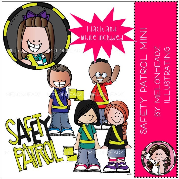 Safety Patrol Clip Art Mini - Etsy