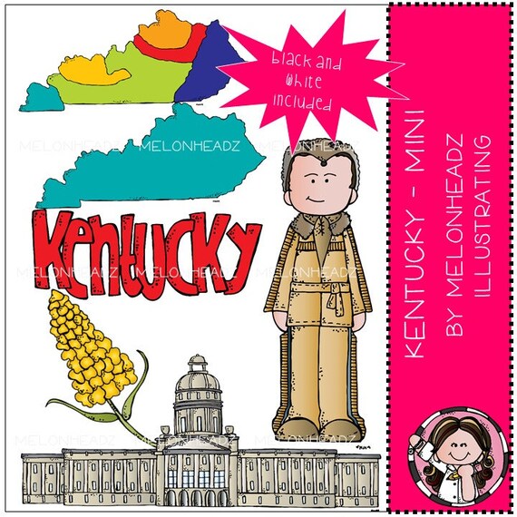 Kentucky Clip Art Mini | Etsy
