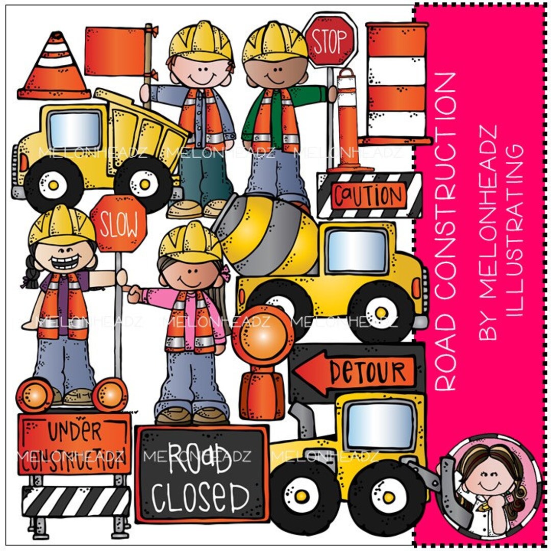 Road Construction Clip Art - Etsy