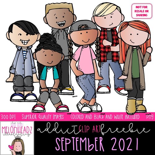 Melonheadz Addicts Clip Art April Set 2021 Mini - Etsy