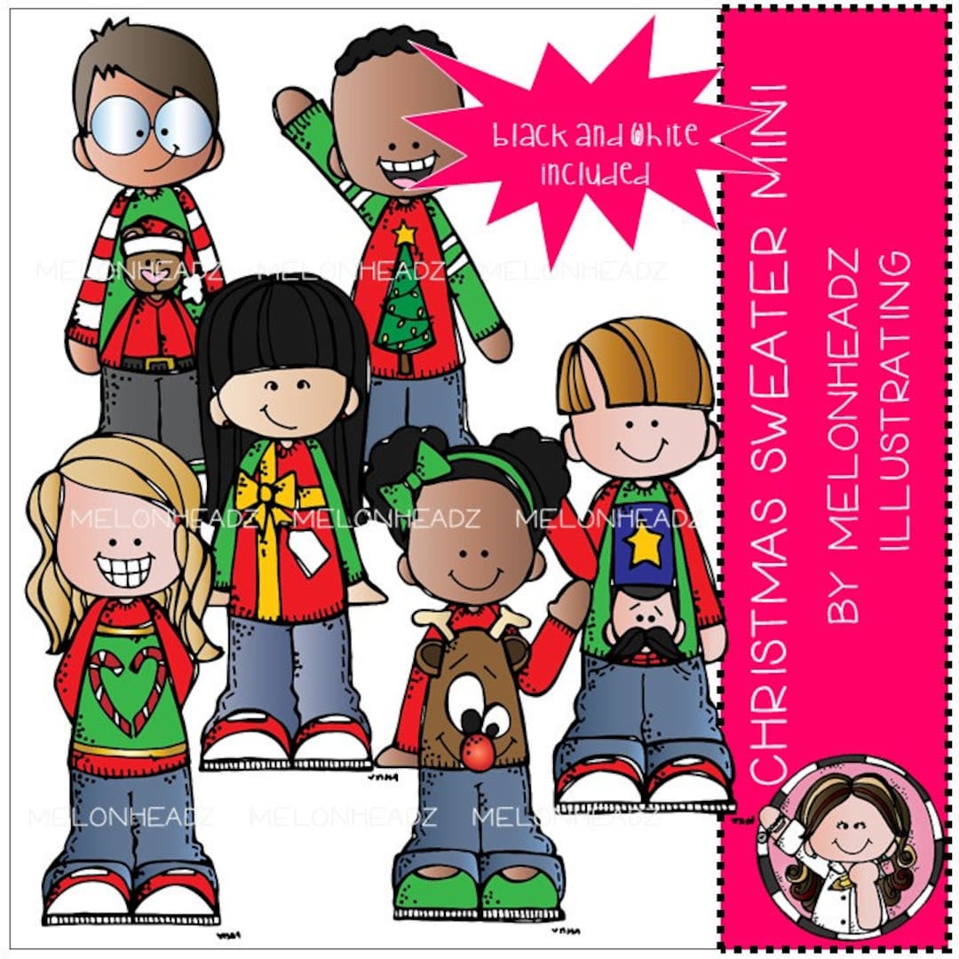 Christmas Sweater Clip Art - Mini - Etsy